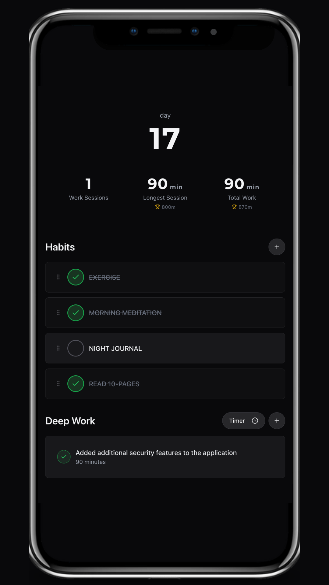 FORGE │ Consistency Tracker